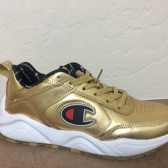 Champion | Shoes | Champion 93 Eighteen Metallic Sneaker Gold | Poshmark